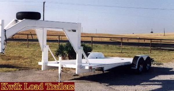 Aluminum Gooseneck Flatbed Trailers for Sale in Texas at Kwik Load Trailers